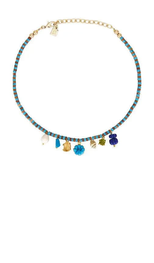 Dannijo Mala Necklace - Blue