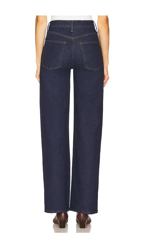 AGOLDE Harper Mid Rise Relaxed Straight Jeans - Blue