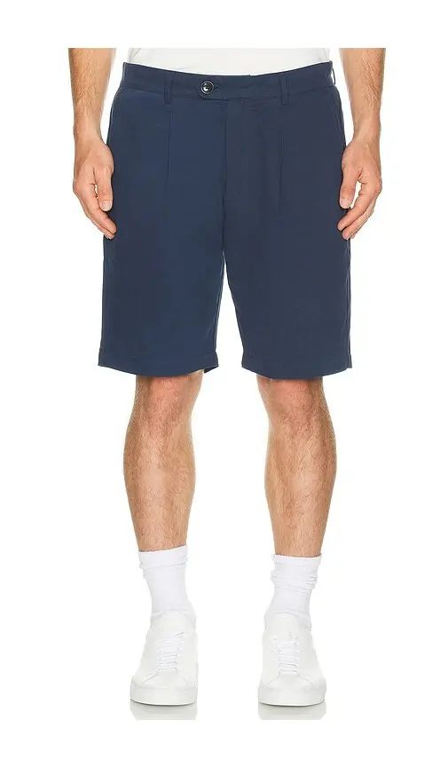 BOUND Pleat Smart Canvas Shorts In . Also