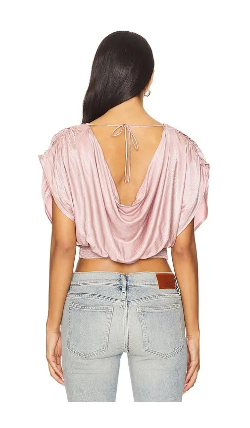 Free People X Revolve Cowl Cape Top - Lavender