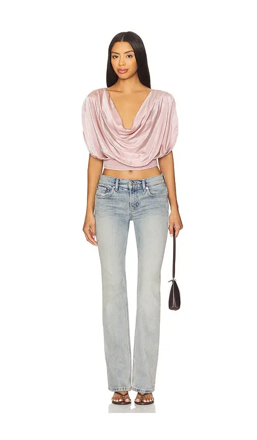 Free People X Revolve Cowl Cape Top - Lavender