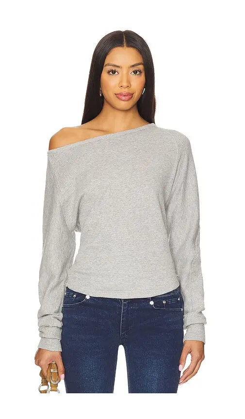 Free People X We The Free Jess Long Sleeve Top - Grey