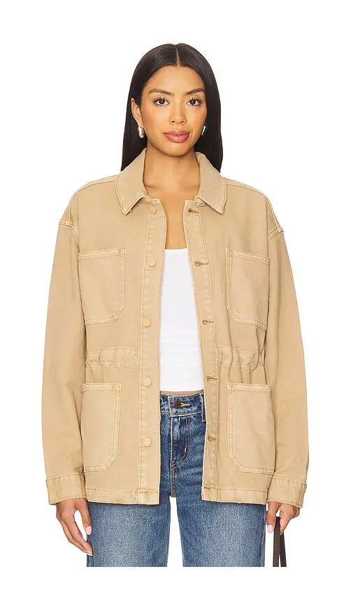 Good American Canvas Jacket - Tan