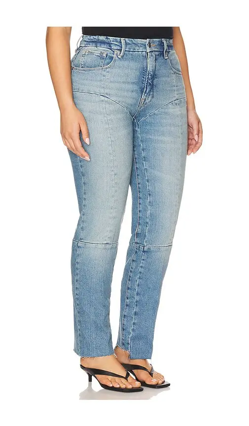 Good American Good Icon Straight Jeans