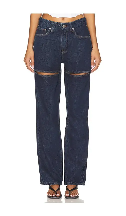 Good American Good 90s Relaxed Jeans - Blue
