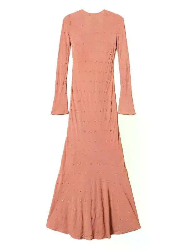 TWINSET Crystal Embellished Maxi Dress