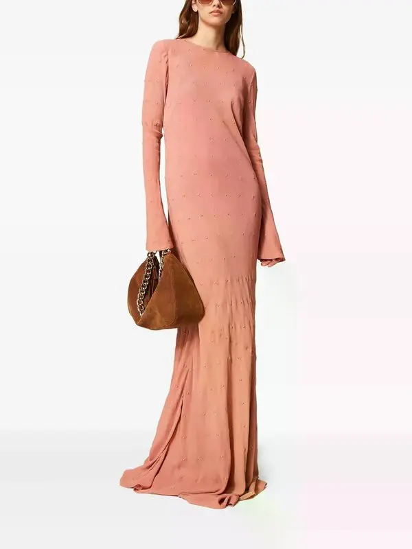 TWINSET Crystal Embellished Maxi Dress