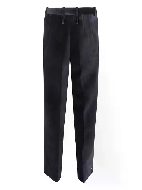 JIL SANDER Velvet Straight-leg Trousers