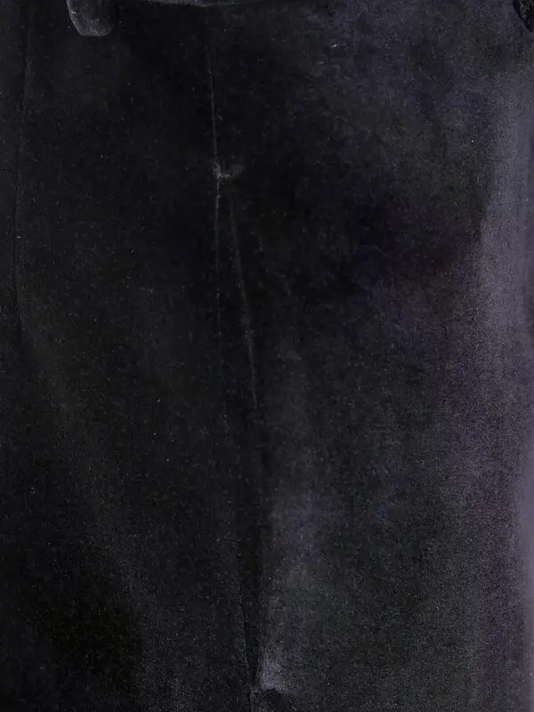 JIL SANDER Velvet Straight-leg Trousers