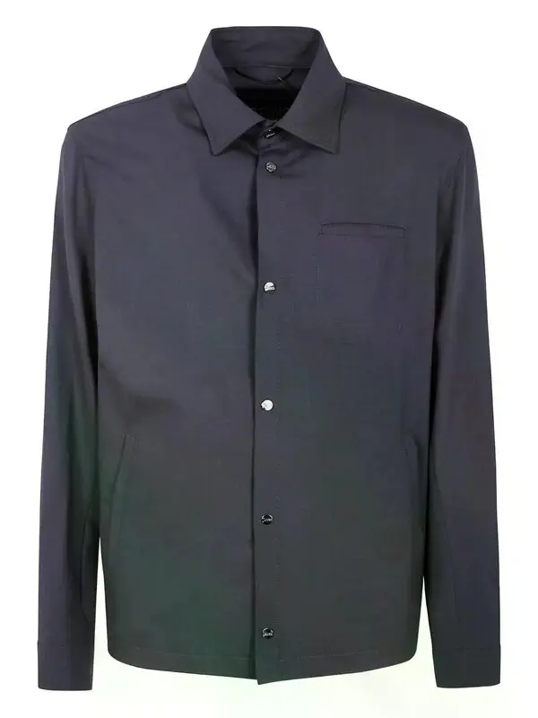 Herno Button-fastening Patch-pocket Shirt Jacket