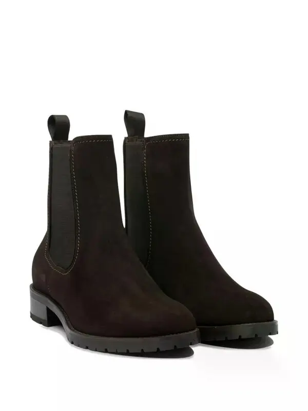 MARETTO Elastic-panel Suede Boots