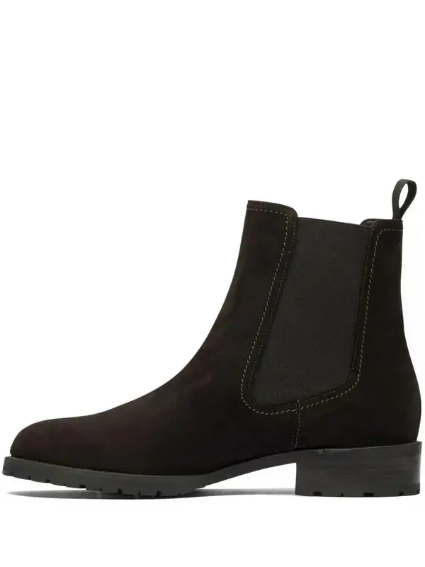 MARETTO Elastic-panel Suede Boots