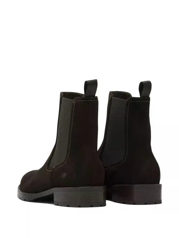 MARETTO Elastic-panel Suede Boots