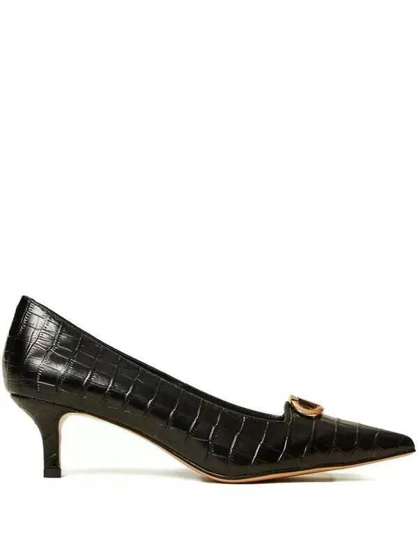 TWINSET Crocodile-effect Pumps