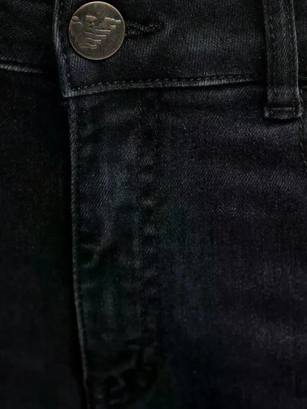 Emporio Armani Flared Leg Jeans - Black
