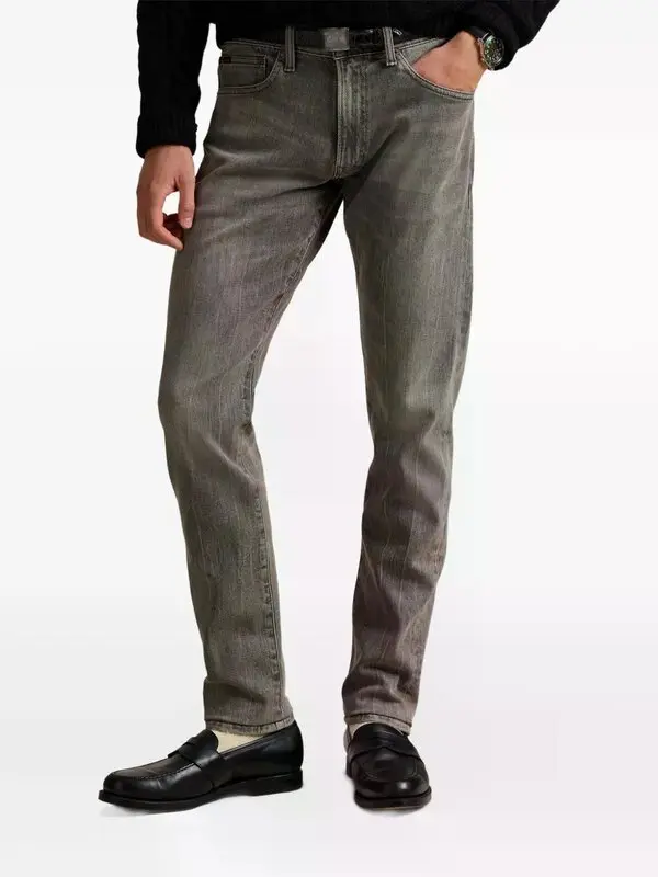 Polo Ralph Lauren Five-pocket Styling Straight-leg Jeans - Grey