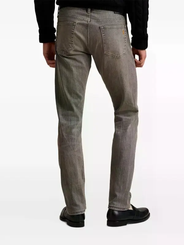 Polo Ralph Lauren Five-pocket Styling Straight-leg Jeans - Grey