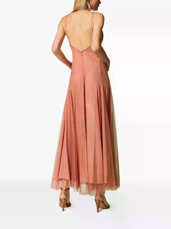 TWINSET Polka-dot Tulle Maxi Dress