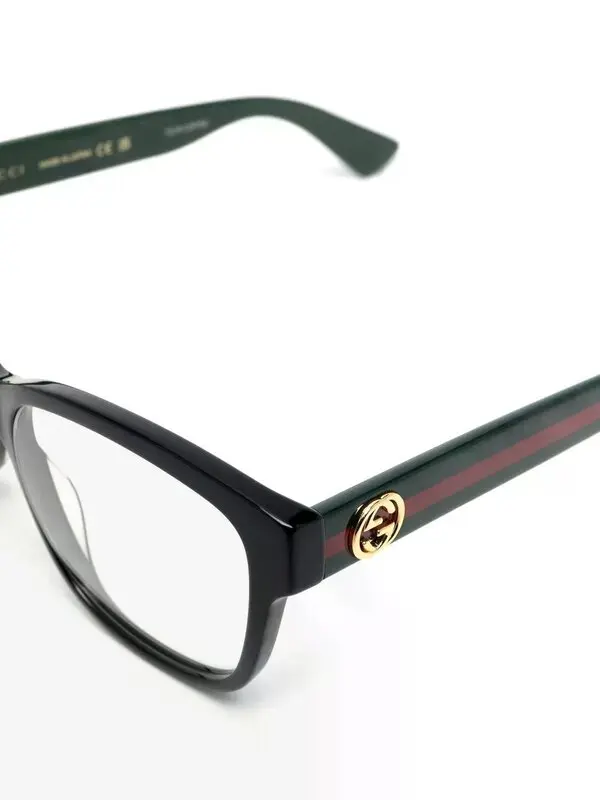 Gucci Square-frame Optical Glasses - Black