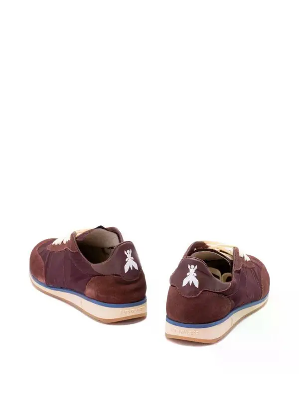 Patrizia Pepe Suede Panelled Low-top Sneakers - Brown