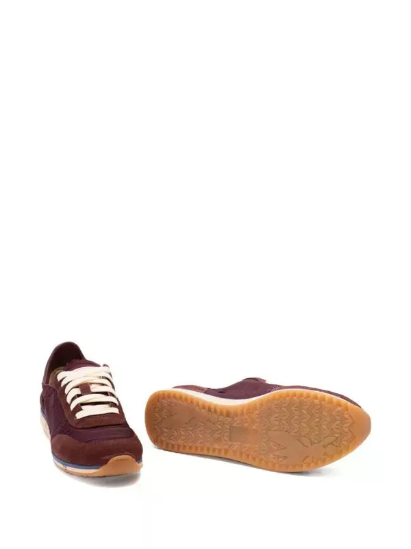 Patrizia Pepe Suede Panelled Low-top Sneakers - Brown