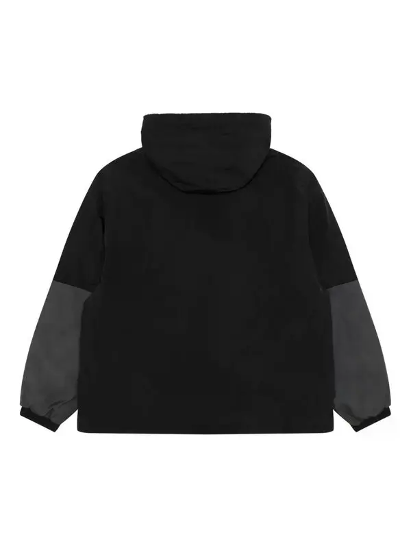 AAPE BY *A BATHING APE Contrast Panel Zip-up Jacket With Logo Detail
