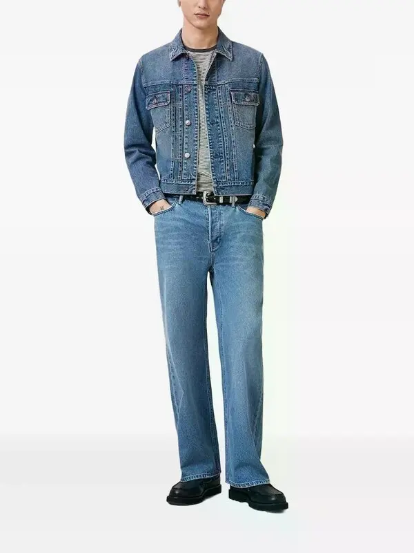 ALLSAINTS Indigo Denim Trucker Jacket