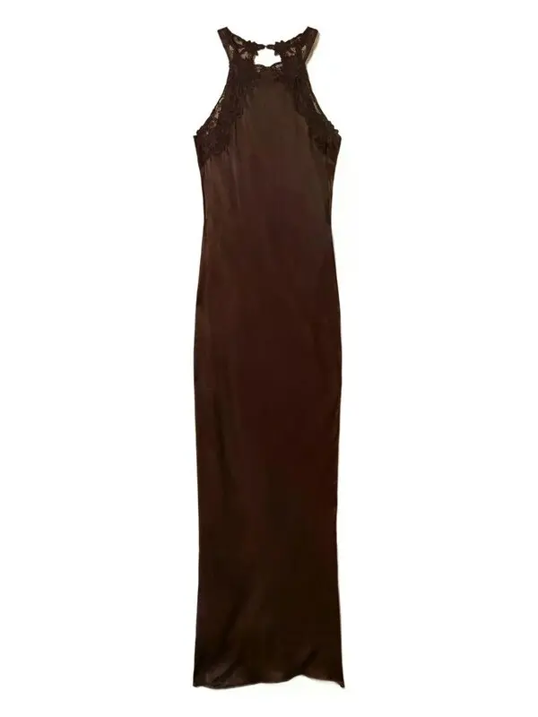 TWINSET Lace-insert Maxi Dress