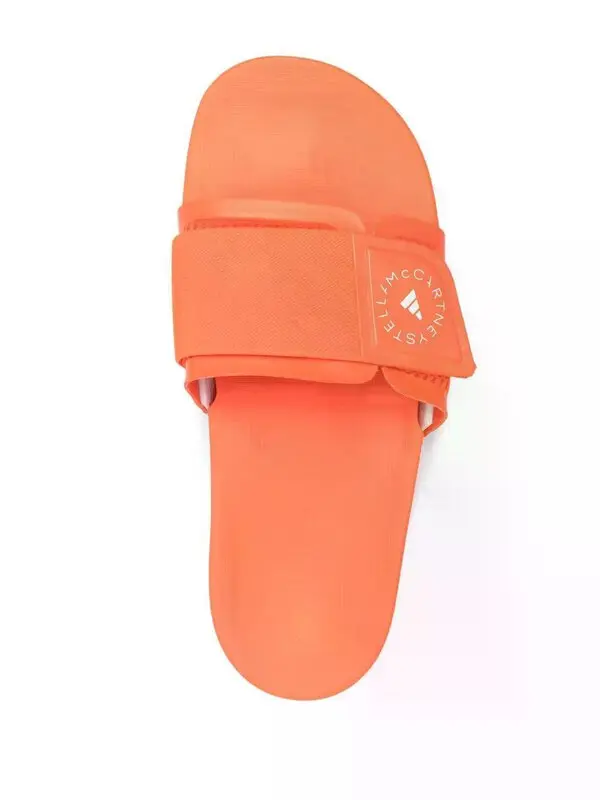 Adidas By Stella McCartney Logo-strap Sliders