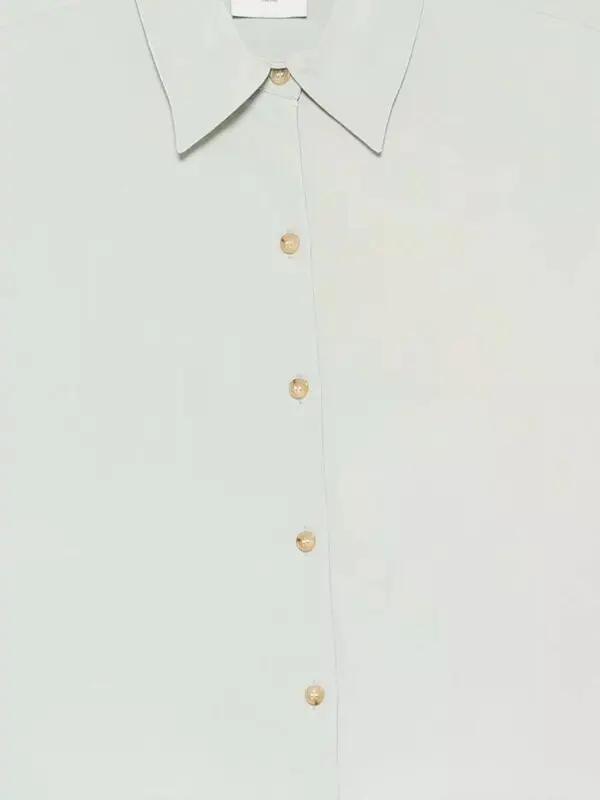 ALYSI Silk Blouse - Green