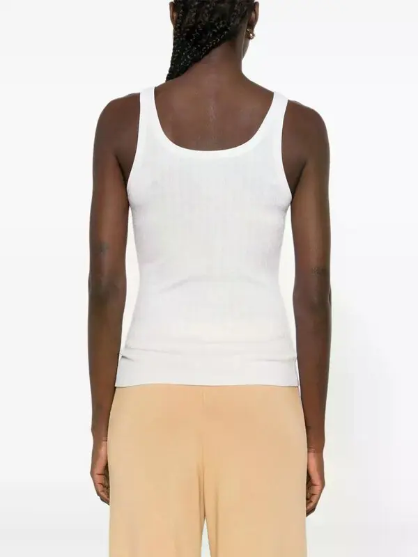Elisabetta Franchi Scoop Neck Tank Top