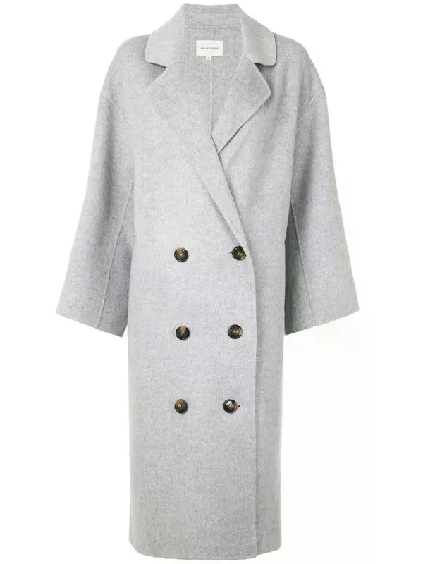 Loulou De Saison Borneo Oversized Coat - Grey