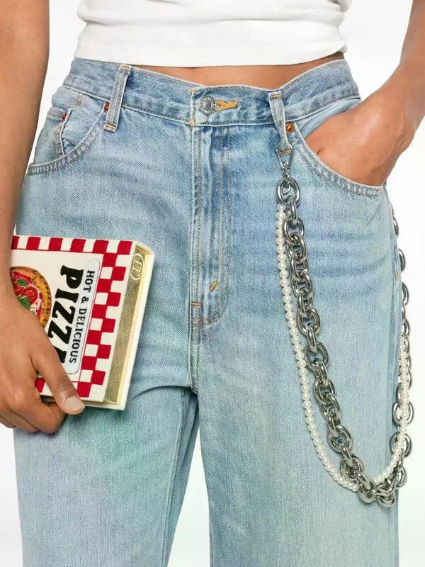 RE/DONE Wide-leg Five-pocket Jeans