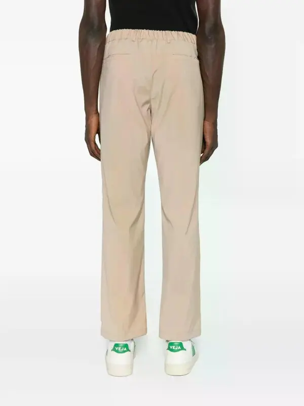 Herno Pleated Drawstring Trousers - Neutrals