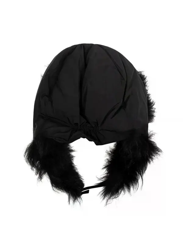 YVES SALOMON Trapper Hat With Fur Trim