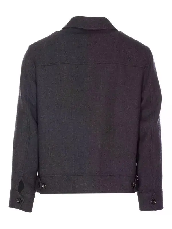 CIRCOLO 1901 High-neck Zip Jacket With Buttoned Pockets