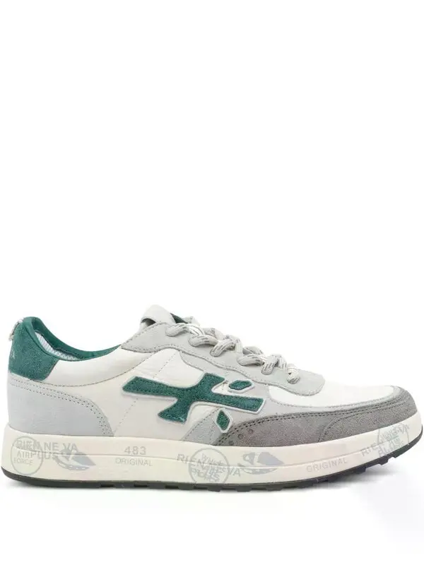 Premiata Paneled Lace-up Sneakers - Grey