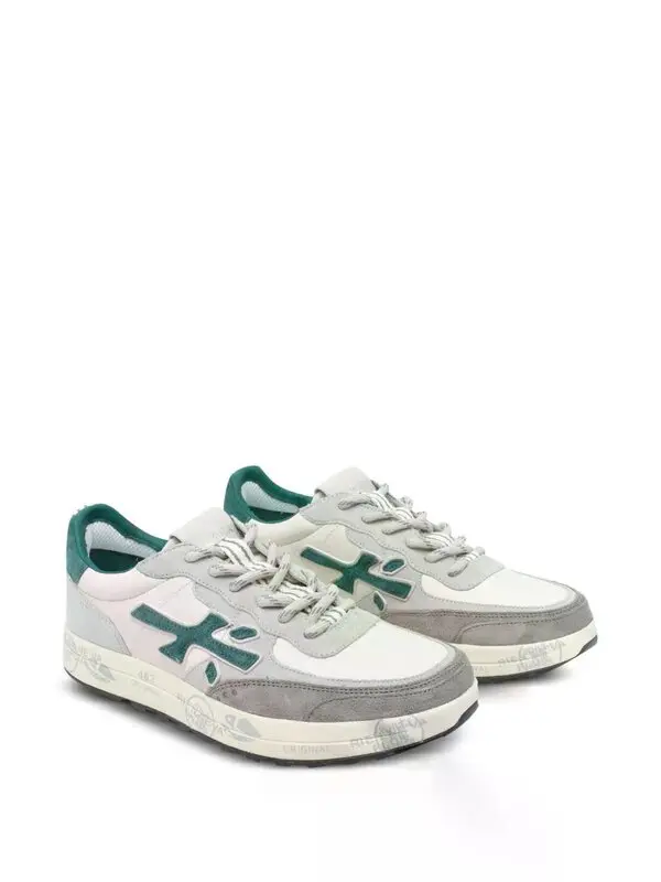 Premiata Paneled Lace-up Sneakers