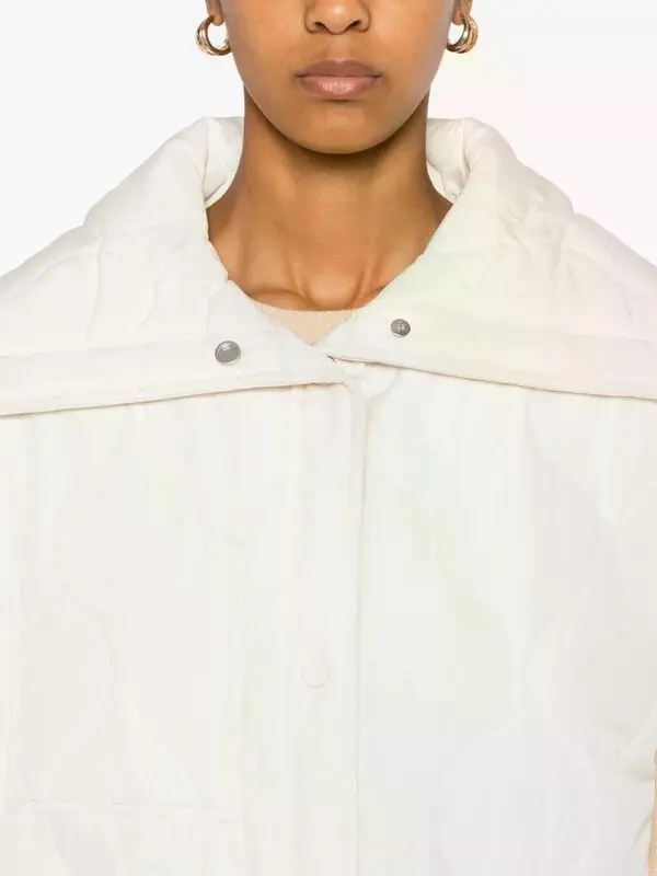 Marc O'polo Quilted-pattern Coat - Neutrals