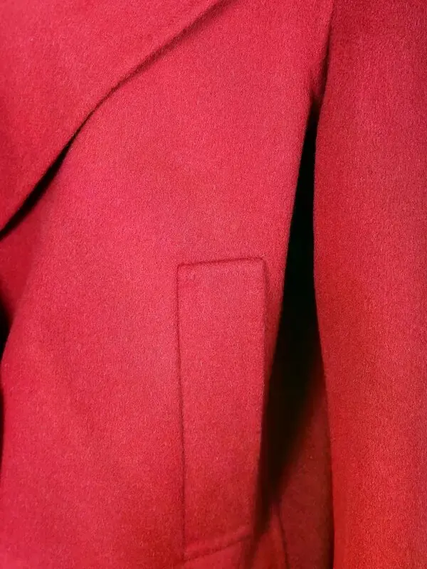 JOSEPH Double-breasted Wool Jacket - Red