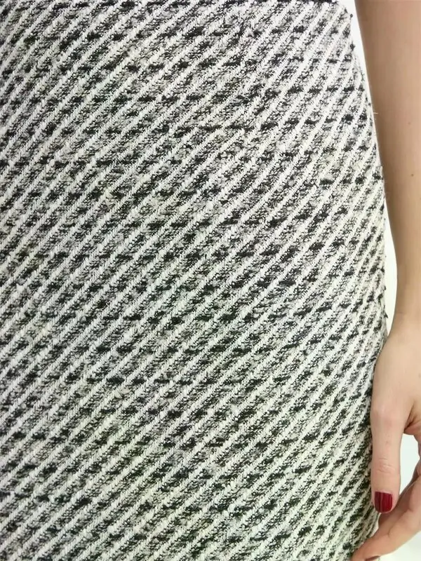 GESTUZ Tweed A-line Mini Skirt