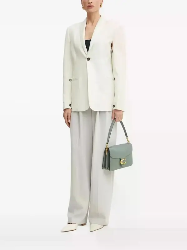 Liviana Conti Cut-out Single-breasted Blazer