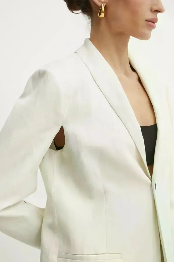 Liviana Conti Cut-out Single-breasted Blazer