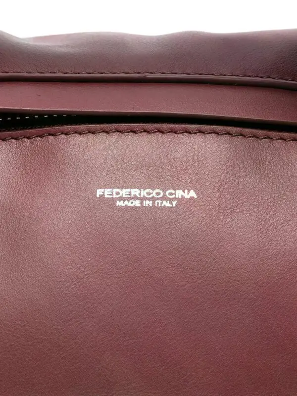 FEDERICO CINA Tortellino Leather Tote Bag