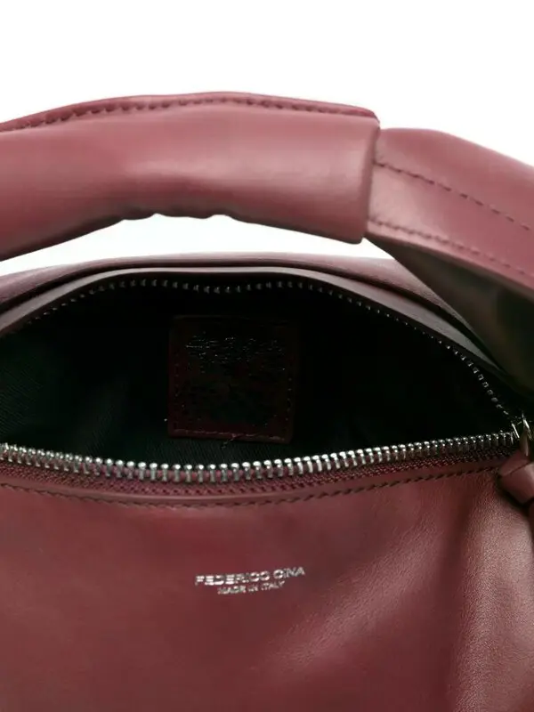 FEDERICO CINA Tortellino Leather Tote Bag