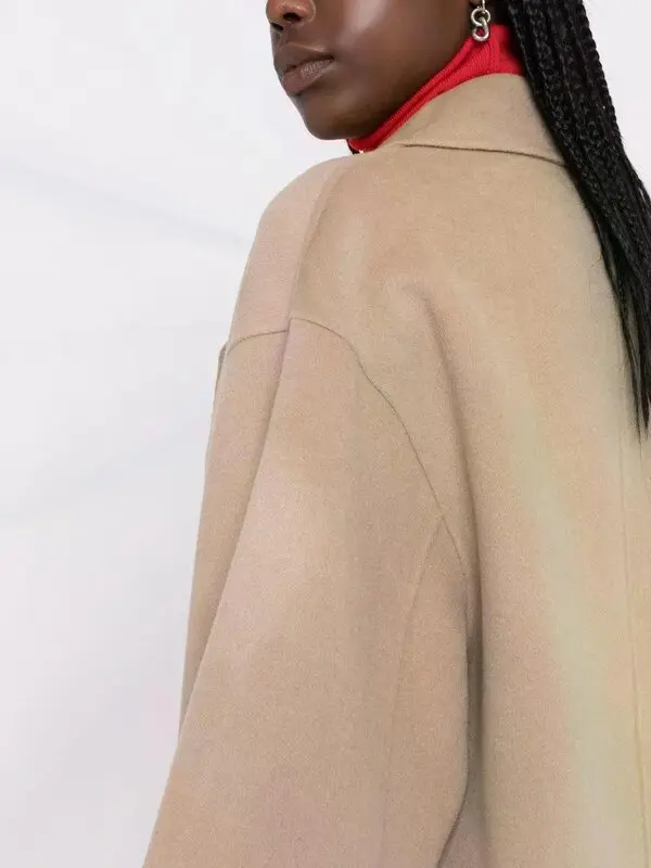 Loulou De Saison Double-breasted Borne Coat - Neutrals