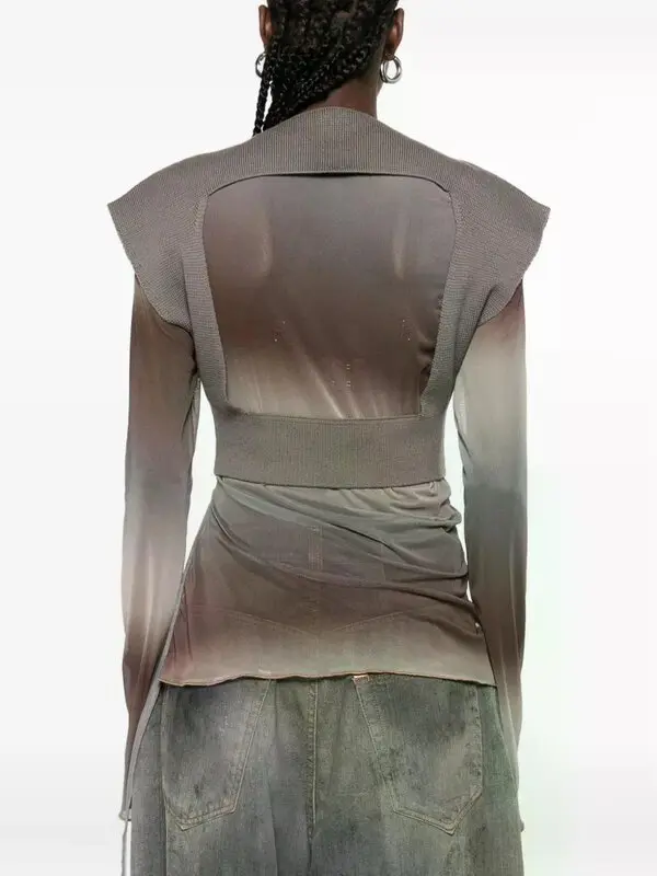 Rick Owens Tatlin Keyhole Wool Top