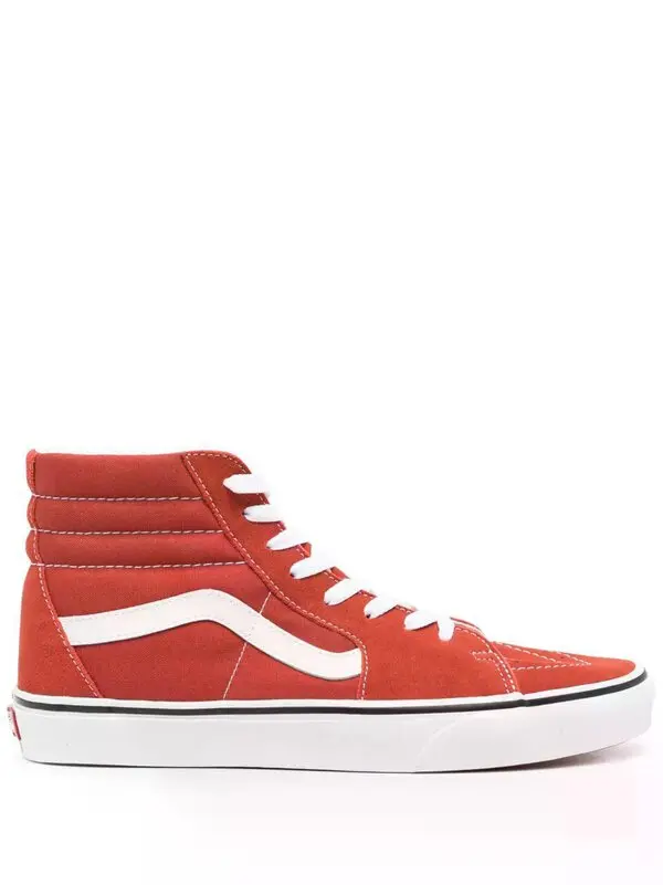 VANS Sk8 Hi Logo-patch Sneakers - Red