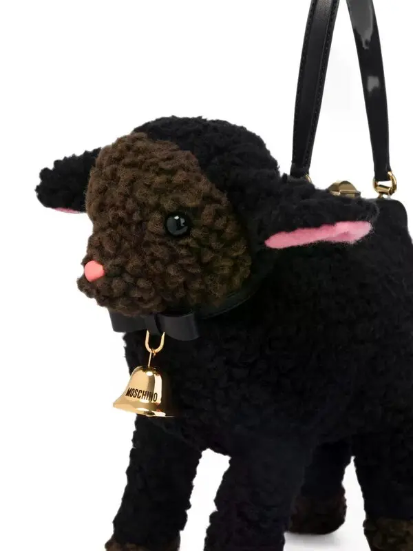Moschino Sheep-motif Clutch Bag