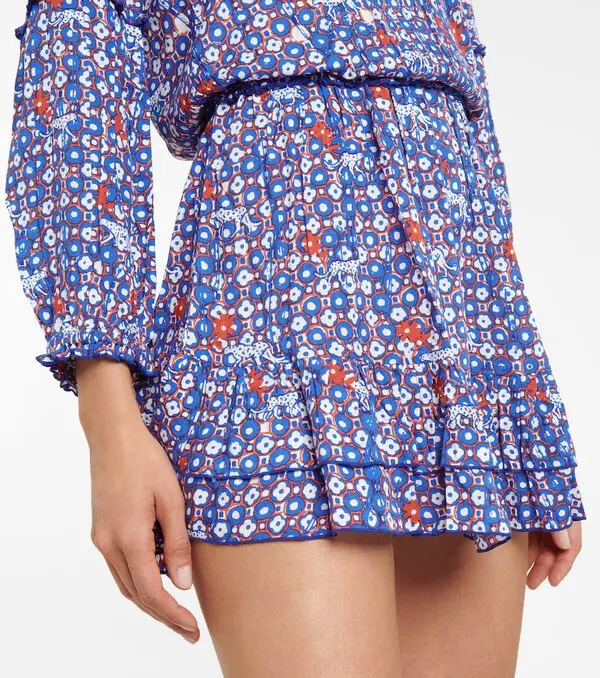 Poupette St Barth Ilona Printed Minidress